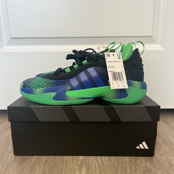 adidas | Shoes | Adidas Exhibit Select 2 Pro Green And Blue Basketball ...